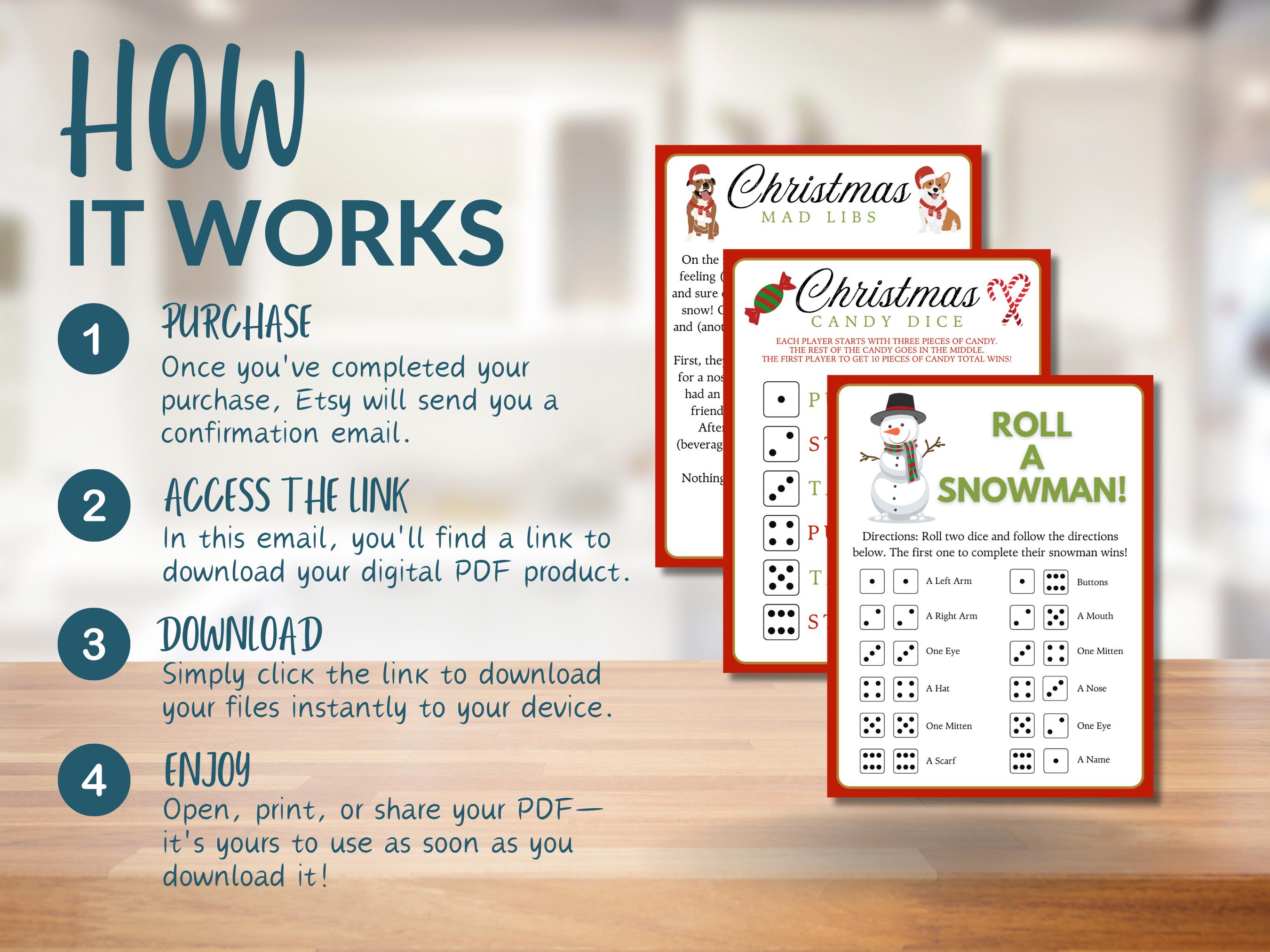 Printable Christmas Game Bundle | Christmas Party Games | Christmas ...
