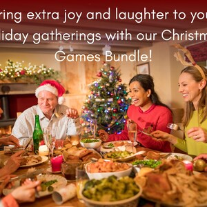 Printable Christmas Game Bundle | Christmas Party Games | Christmas ...