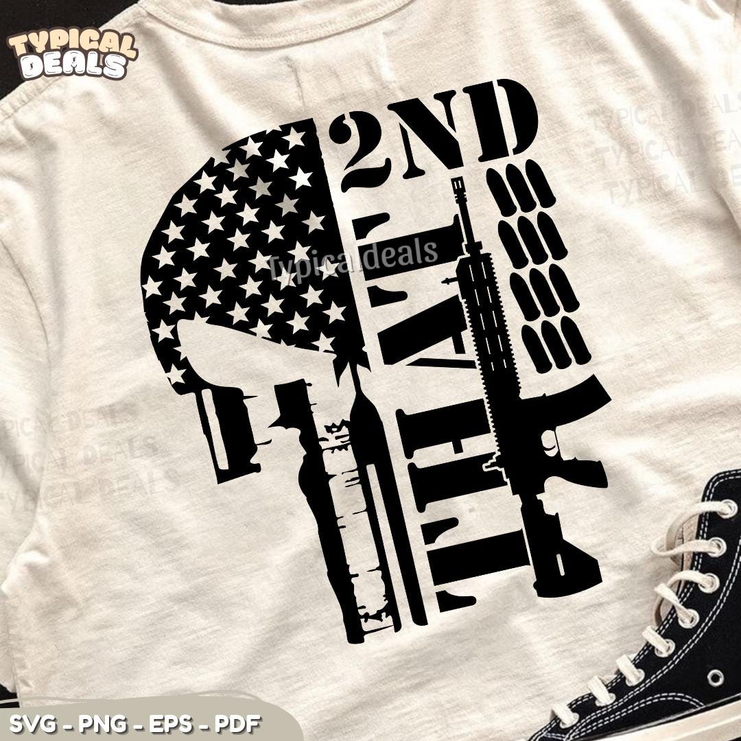 2nd Amendment SVG PNG - US Military Cricut & Silhouette File (digital ...