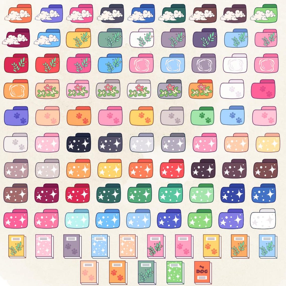Computer Desktop Icons & Folders PNG ICO: App Icons, Folders (digital ...