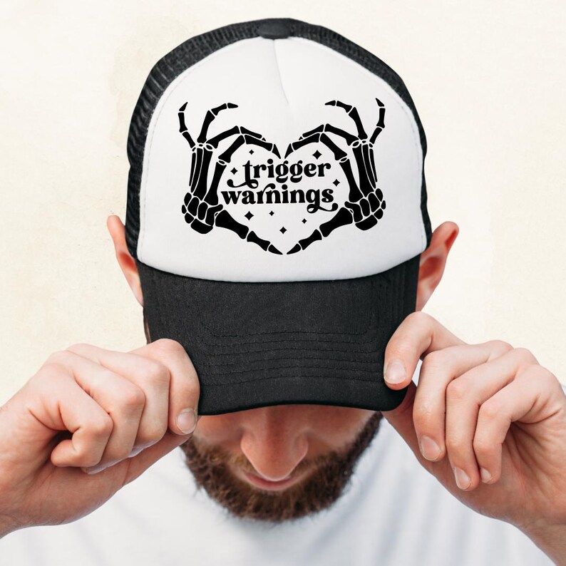 Trigger Warnings SVG PNG – Skeleton Hands Heart Digital Download - Etsy