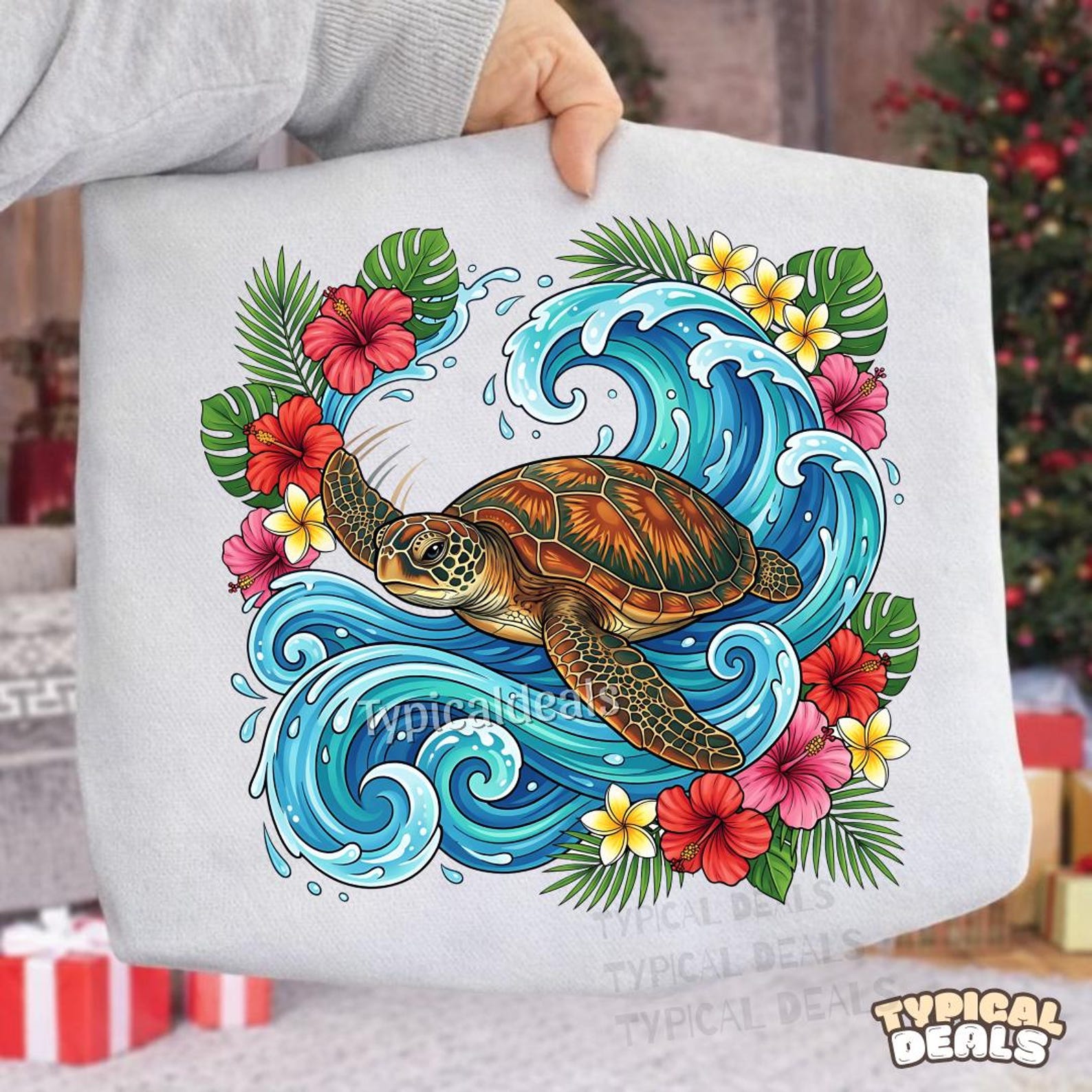 Sea Turtle PNG – Tropical Ocean Turtle Summer Design (digital Download ...