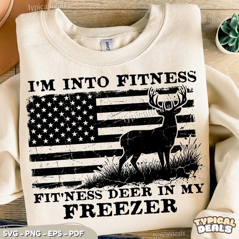 In Fitness Deer - Etsy