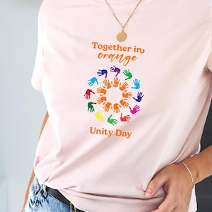 Unity Day SVG PNG – Together in Orange for Unity Day Handprint Design ...