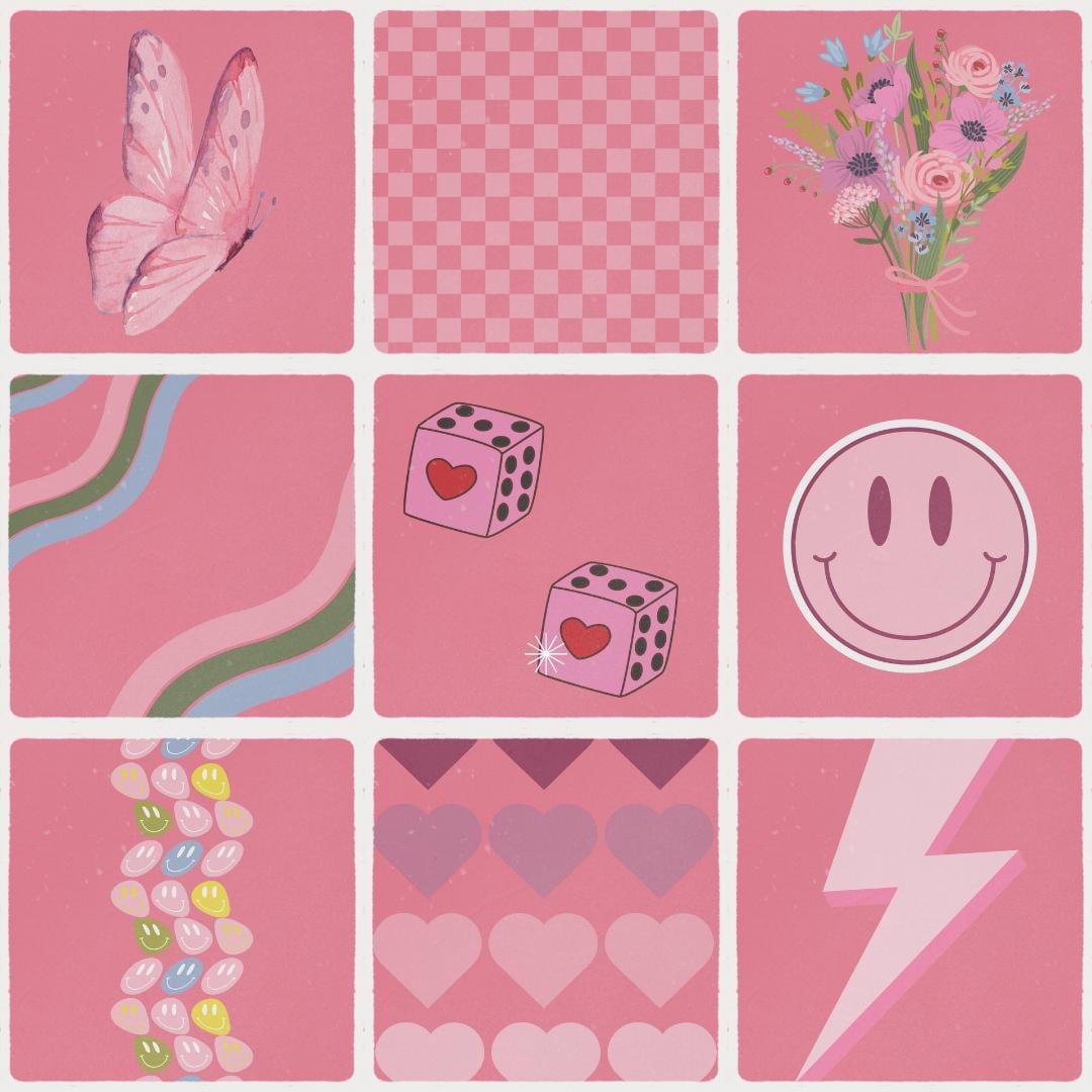 Pink Prints for Download - Etsy