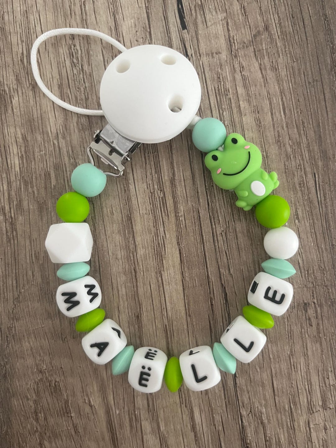 Personalized 3D Frog Pacifier Clip - Gift Idea - Birthday - Birth - Box ...