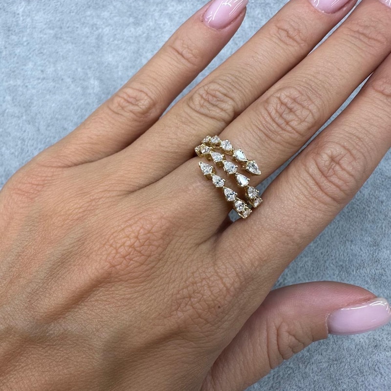 Wrap Around Ring - Etsy