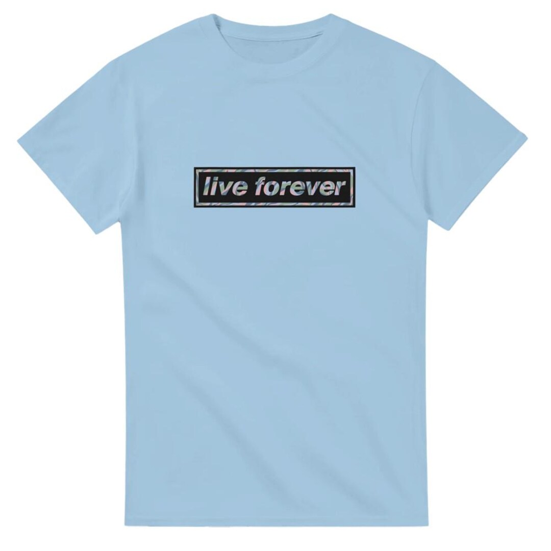 Oasis Live Forever T-shirt Oasis Band Tee, 90s Britpop Rock Shirt ...