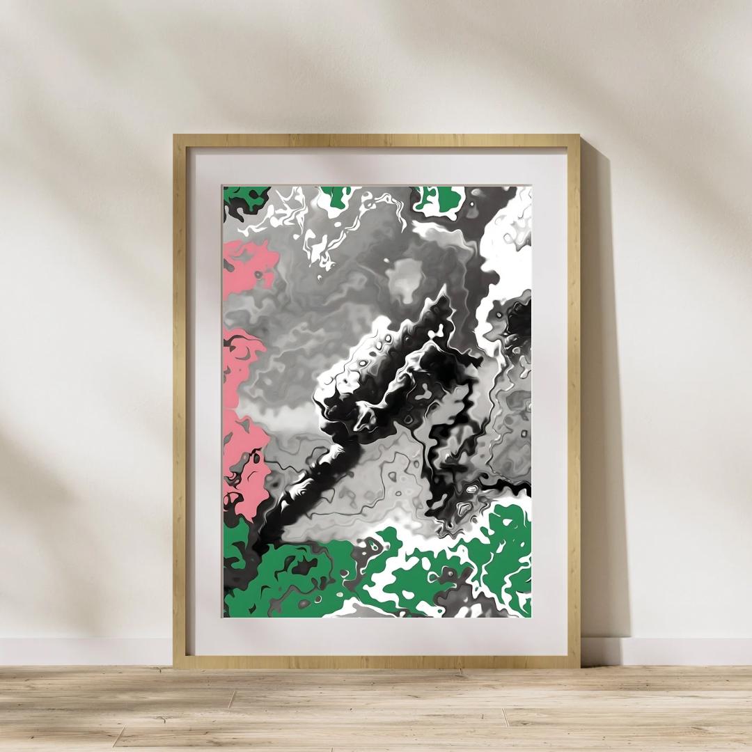 The Clash London Calling Album Cover Art Print Retro Trippy Wall Art ...