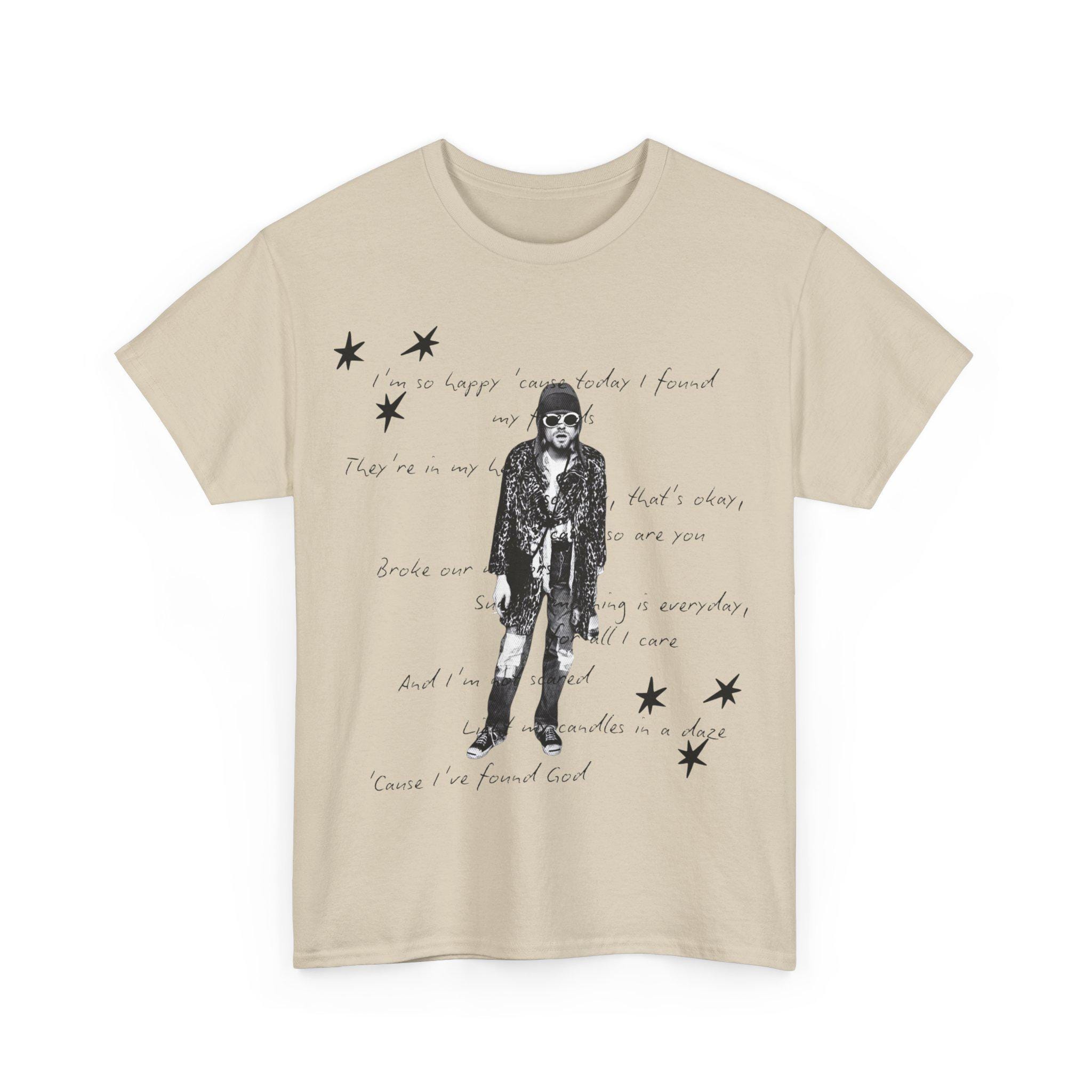 Kurt Cobain Nirvana Lithium T-shirt Grunge 90s Rock Band Tee, Unisex Heavy Cotton Tee - Etsy