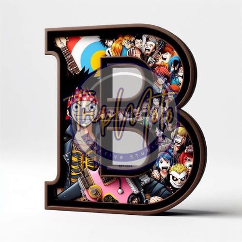 One Piece Anime Letters A-E - Etsy