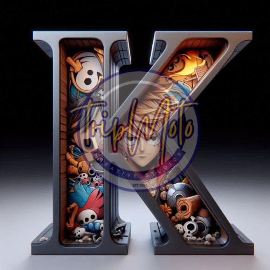 One Piece Letters K-O - Etsy