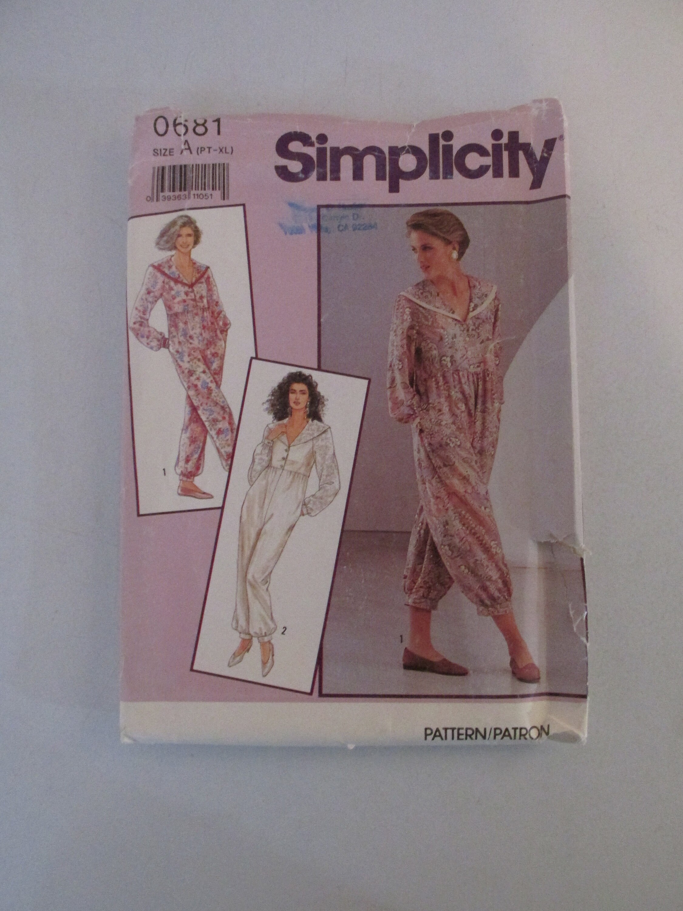 Simplicity 7151 0681 Sewing Pattern UNCUT Misses | Etsy