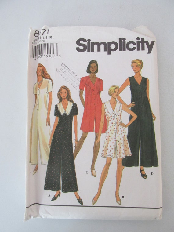 Simplicity 8971 Sewing Pattern UNCUT Misses' | Etsy
