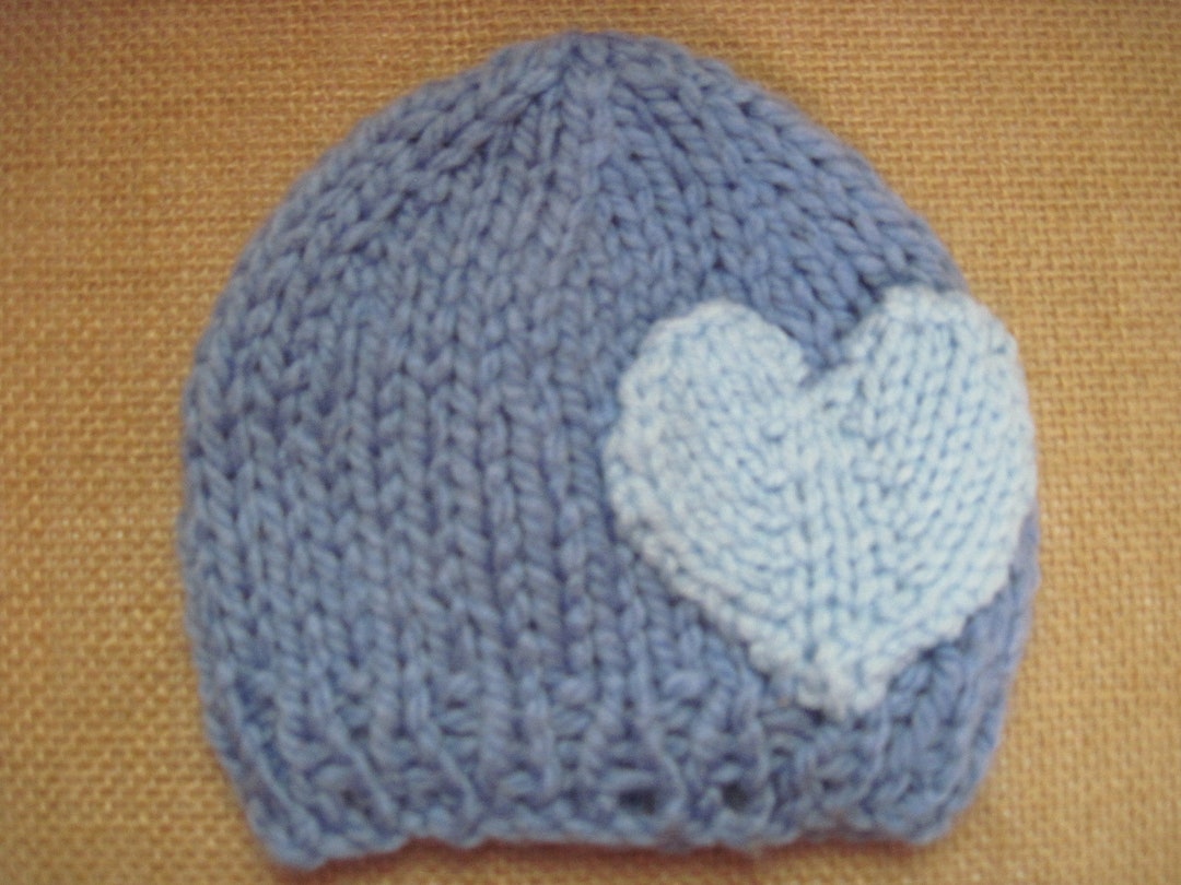 Knit Newborn Heart Hat Photo Shoot Prop Love Hat - Etsy