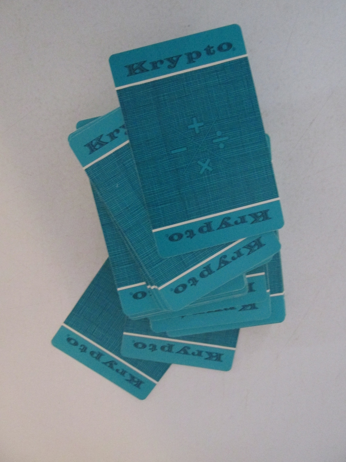 Krypto Card Game Family Arithmetic Game 1963 Card Game - Etsy