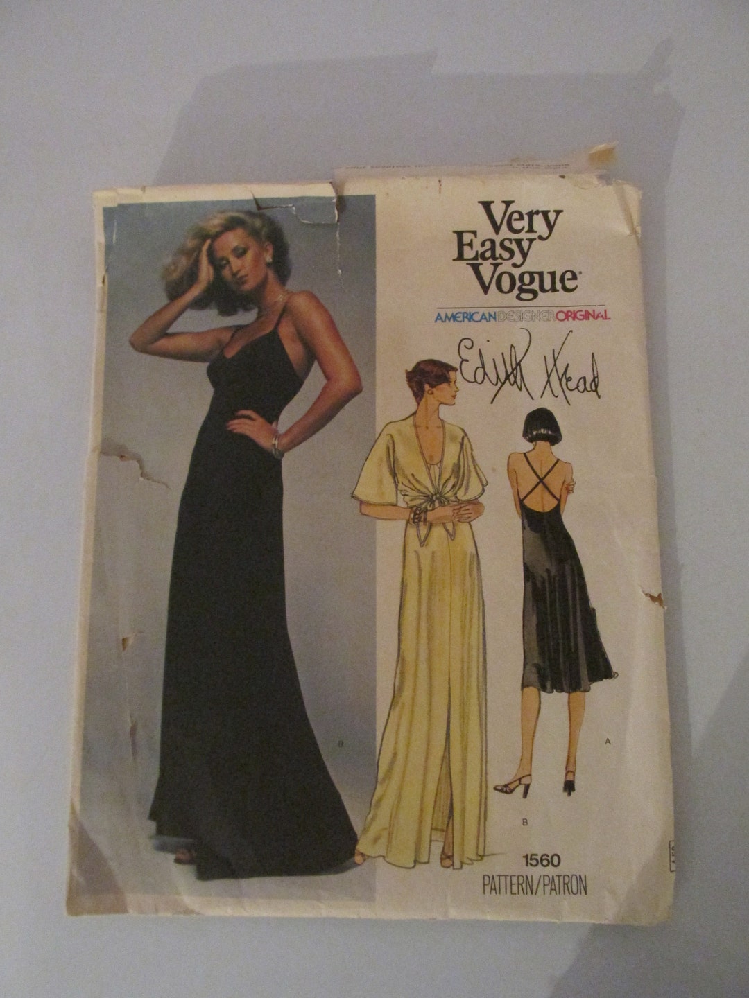 Vogue 1560 CUT Sewing Pattern Size 10 Misses Dress - Etsy