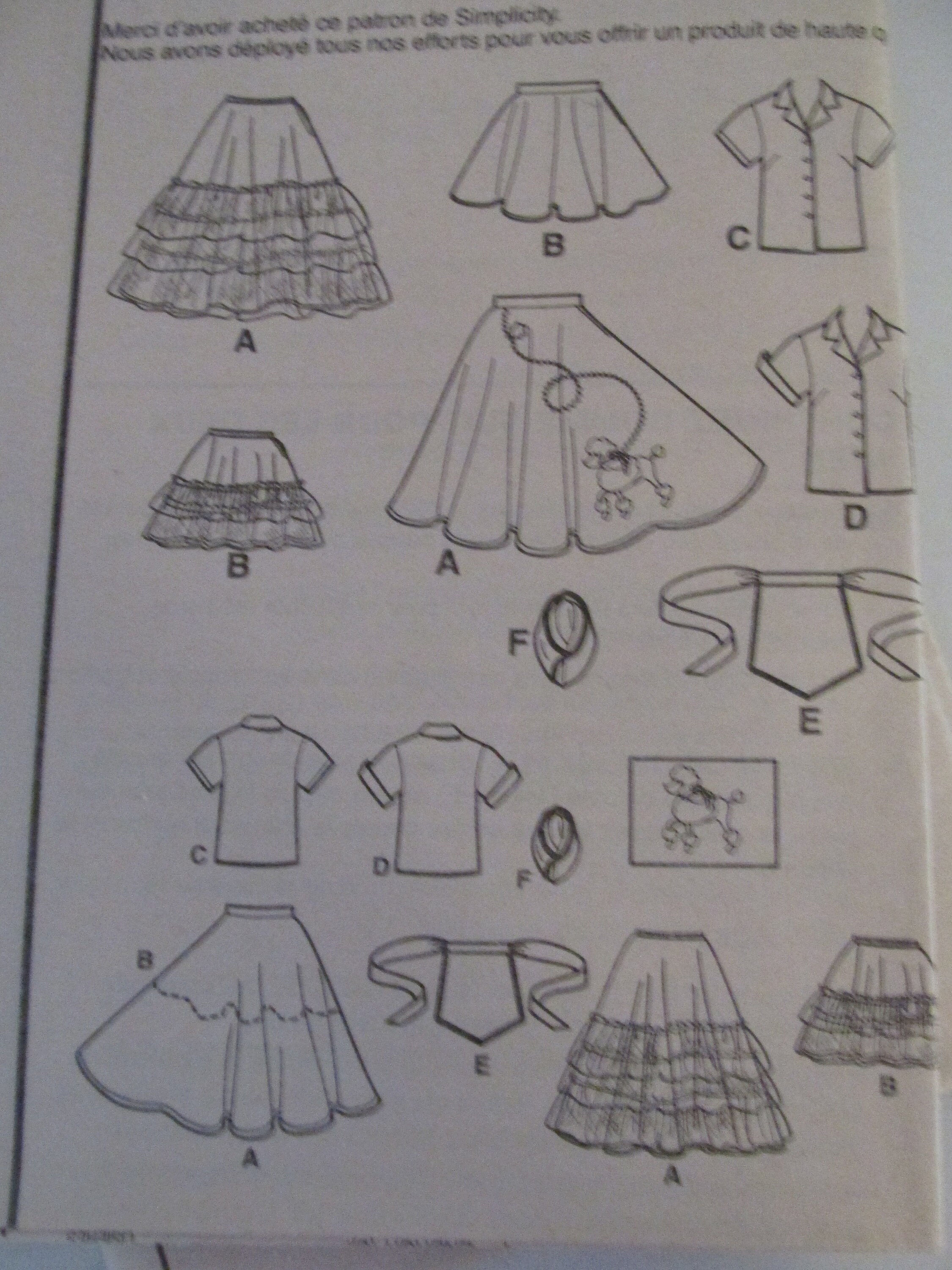 Simplicity 3847 Costume Sewing Pattern PARTLY CUT | Etsy