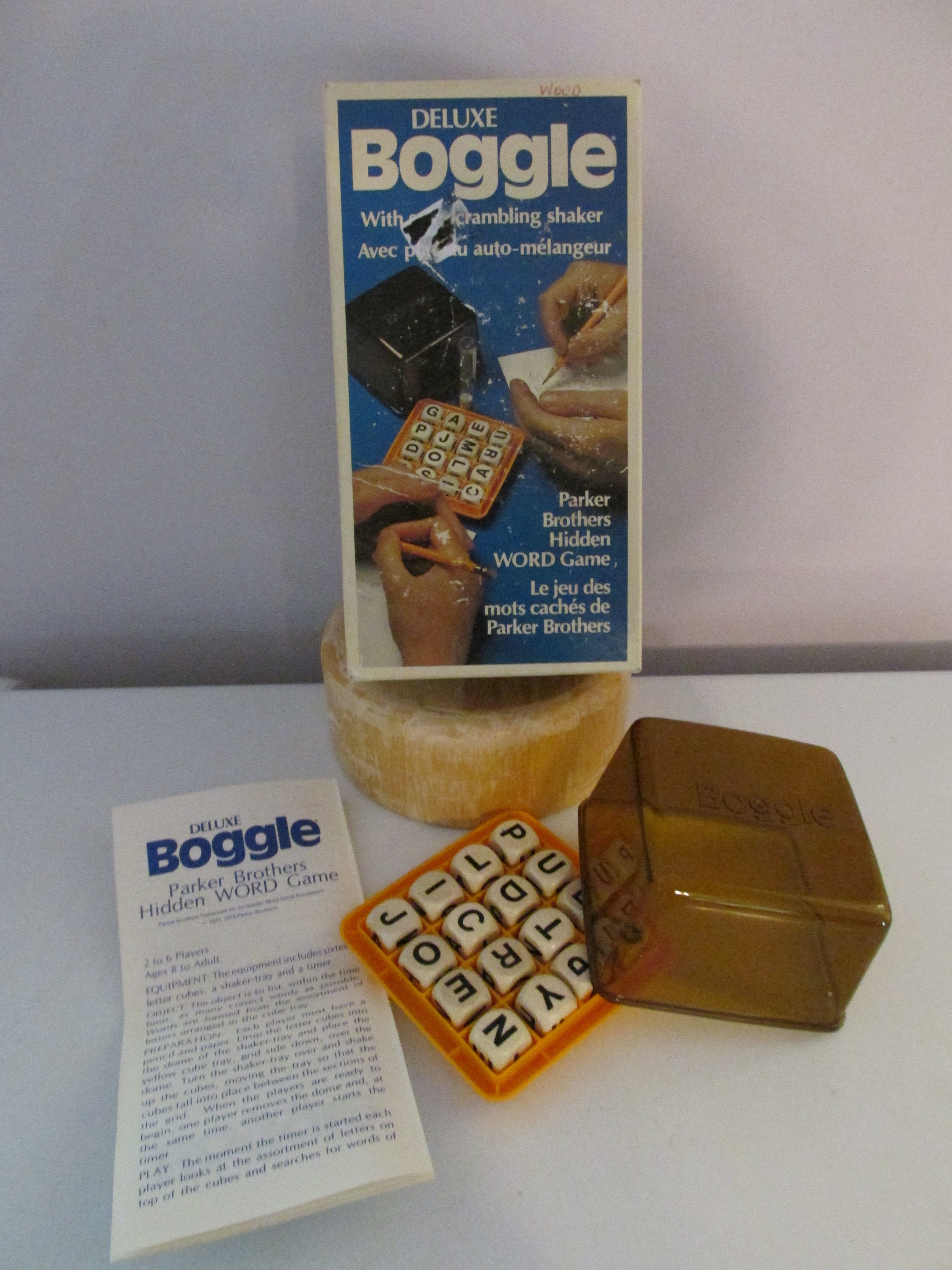 Deluxe Boggle Parker 1976 missing timer game Vintage | Etsy