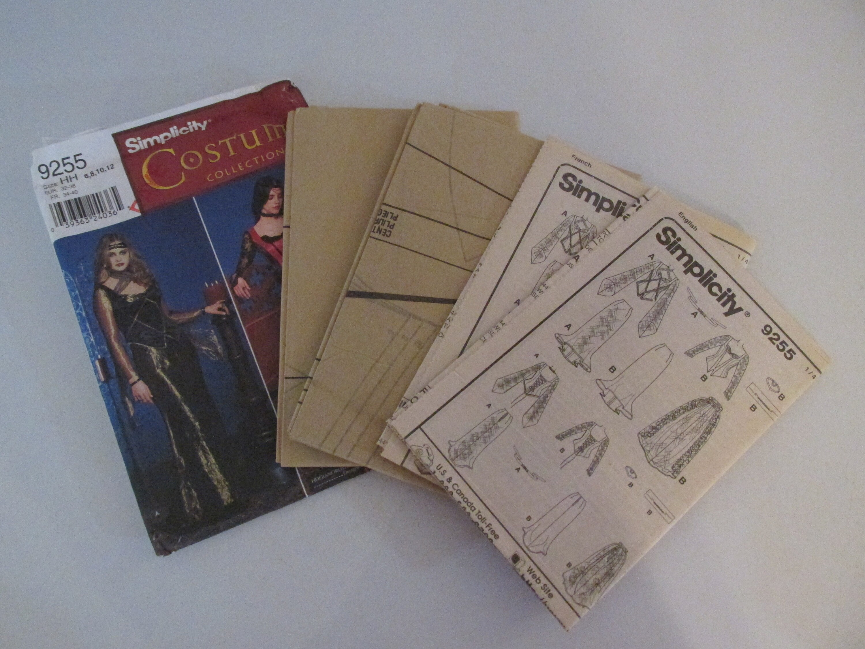 Simplicity 9255 Costume Sewing Pattern Uncut - Etsy Canada