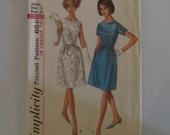 1965 Dress Pattern - Etsy