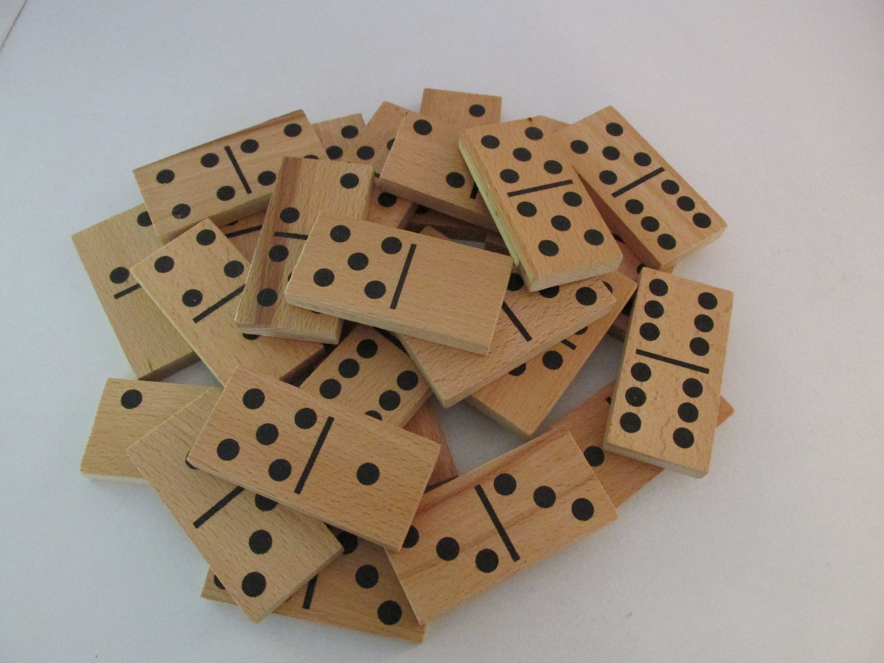 Large Wood Dominoes for Craft Projects Set of 4 Wooden | Etsy