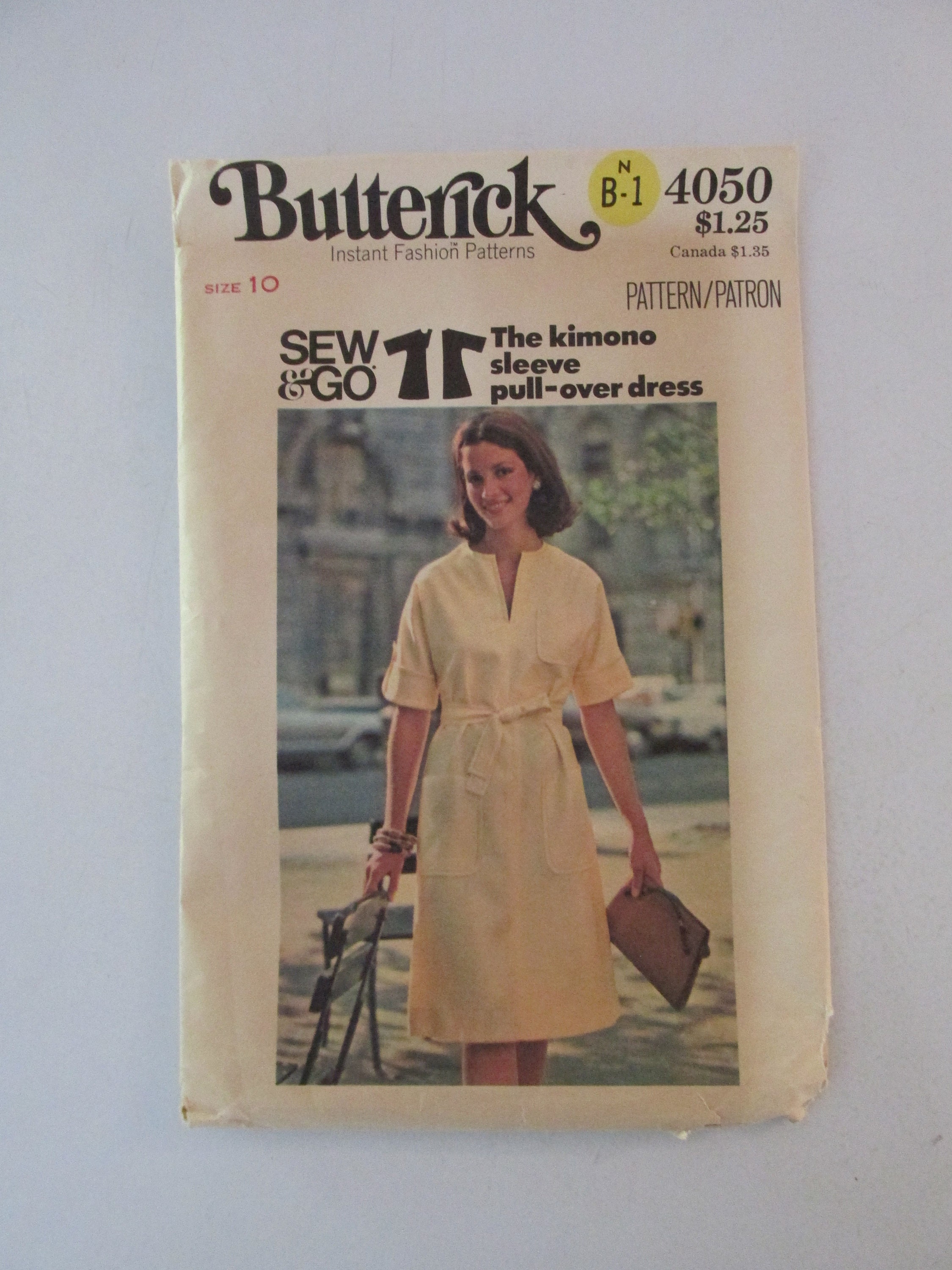 Sewing Kits & How To 1970s Dress 38 Bust Vintage Sewing Pattern ...