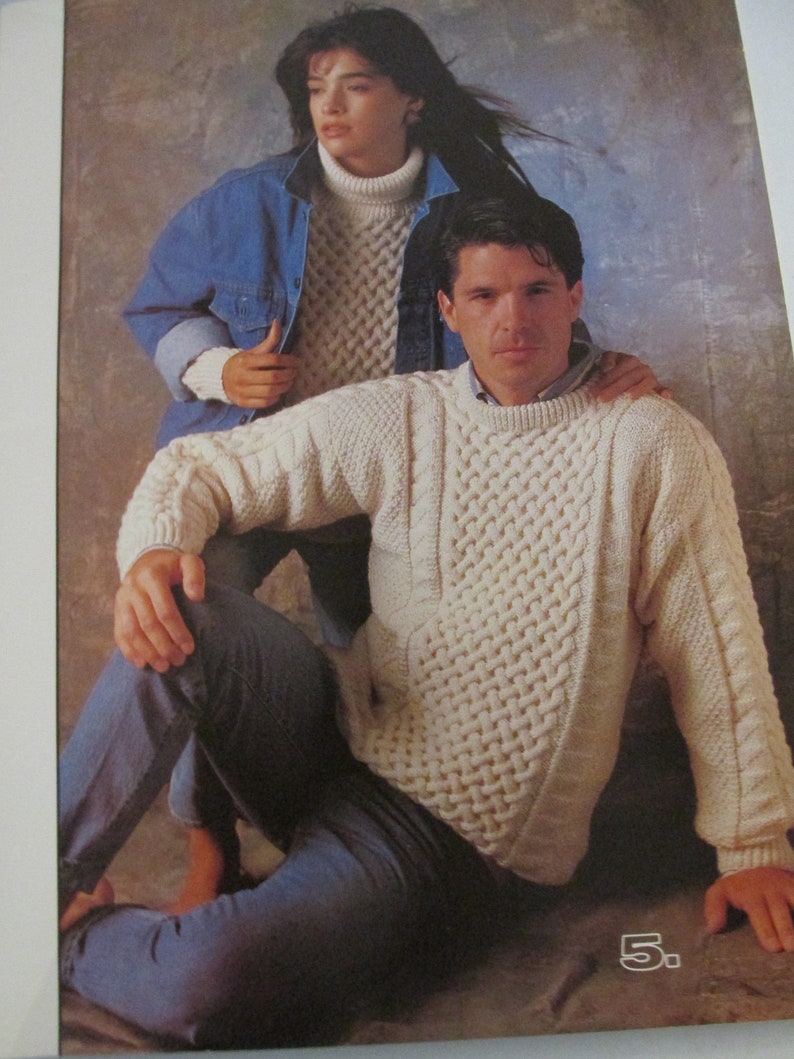 Patons Men Knitting Booklet 1988 Knit Patterns 11 - Etsy