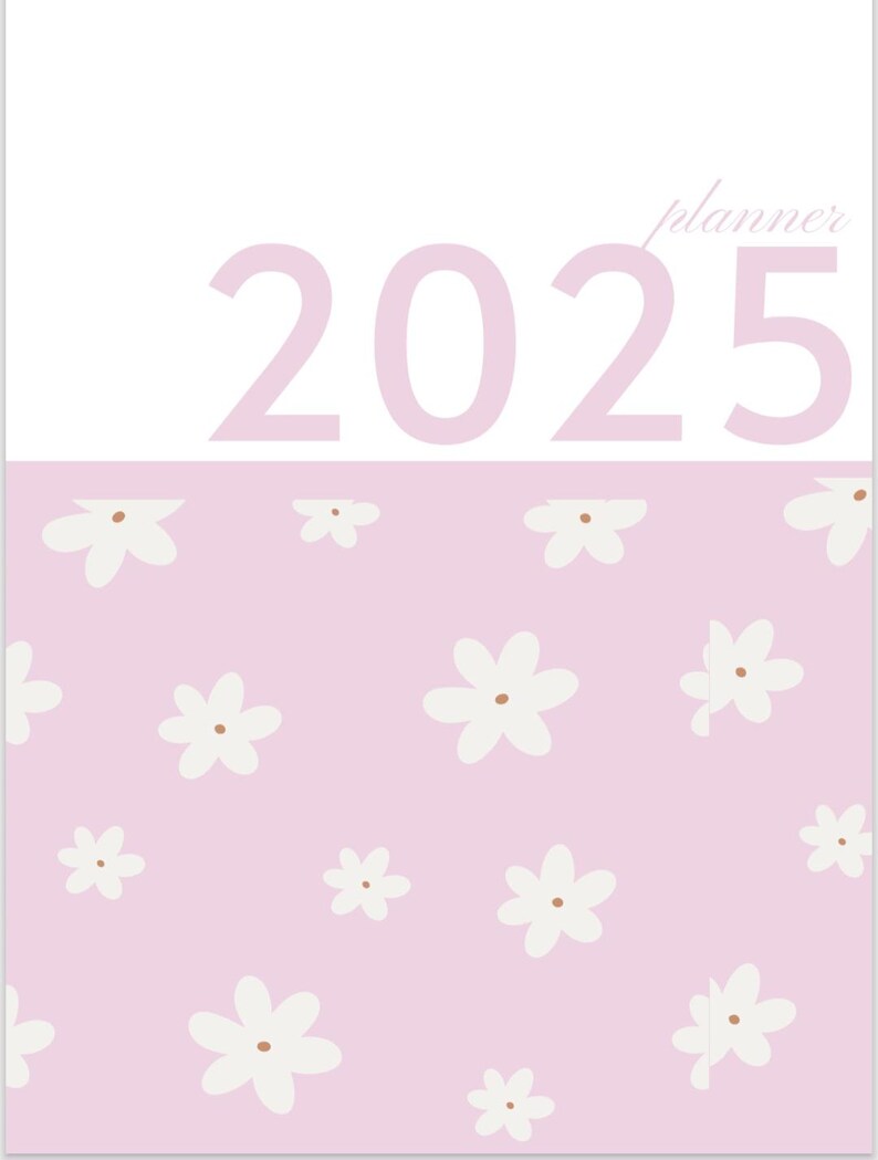 Simple Planner for 2025 - Etsy