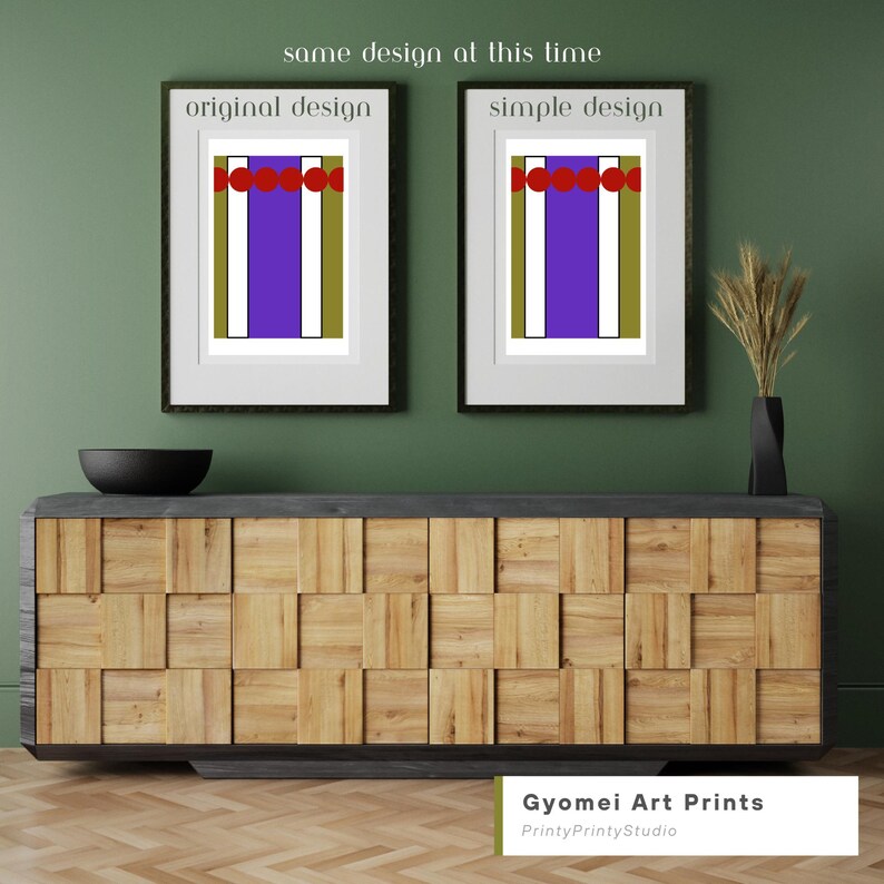 Gyomei Demon Slayer Anime Minimalist Art Print, Gyomei Himejima Art ...