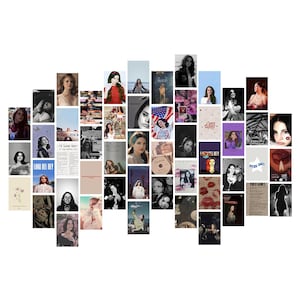 50 PCS Lana Del Rey Music Poster, Digital Download HD Aesthetic 4x6 ...
