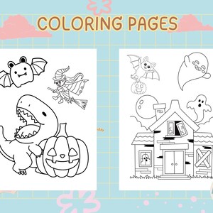 Halloween Coloring Pages, Spooky Cute, Coloring Pages, Cute Coloring ...