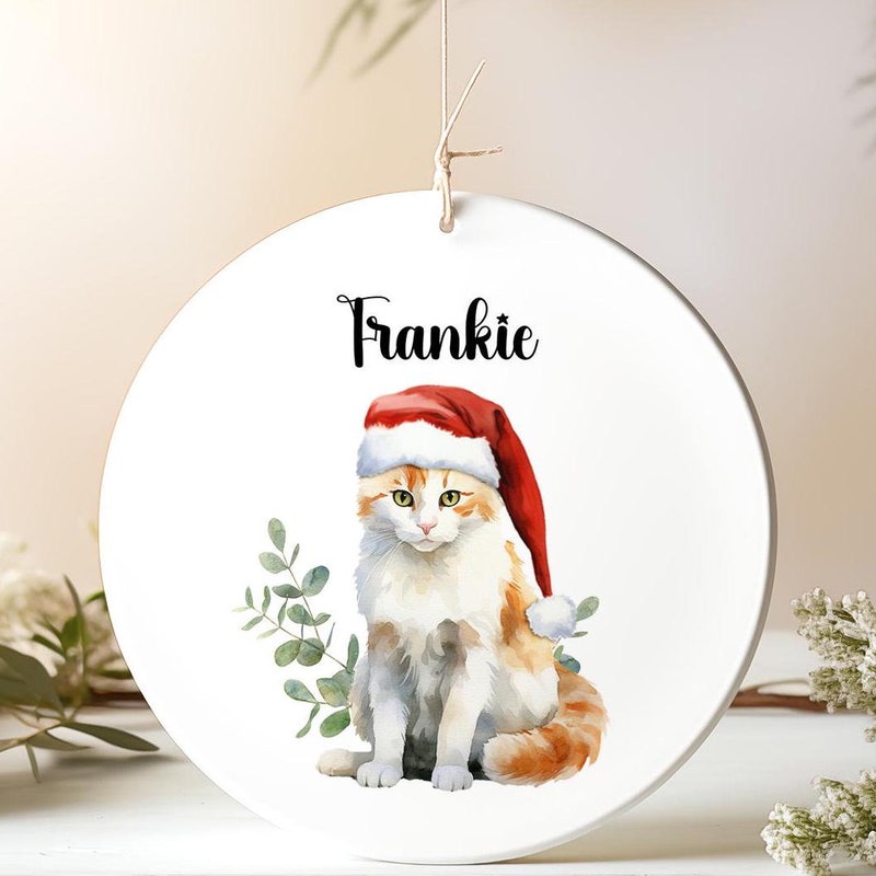 Ornament Turkish Van Cat - Etsy