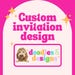 Custom Digital Invitation - Etsy