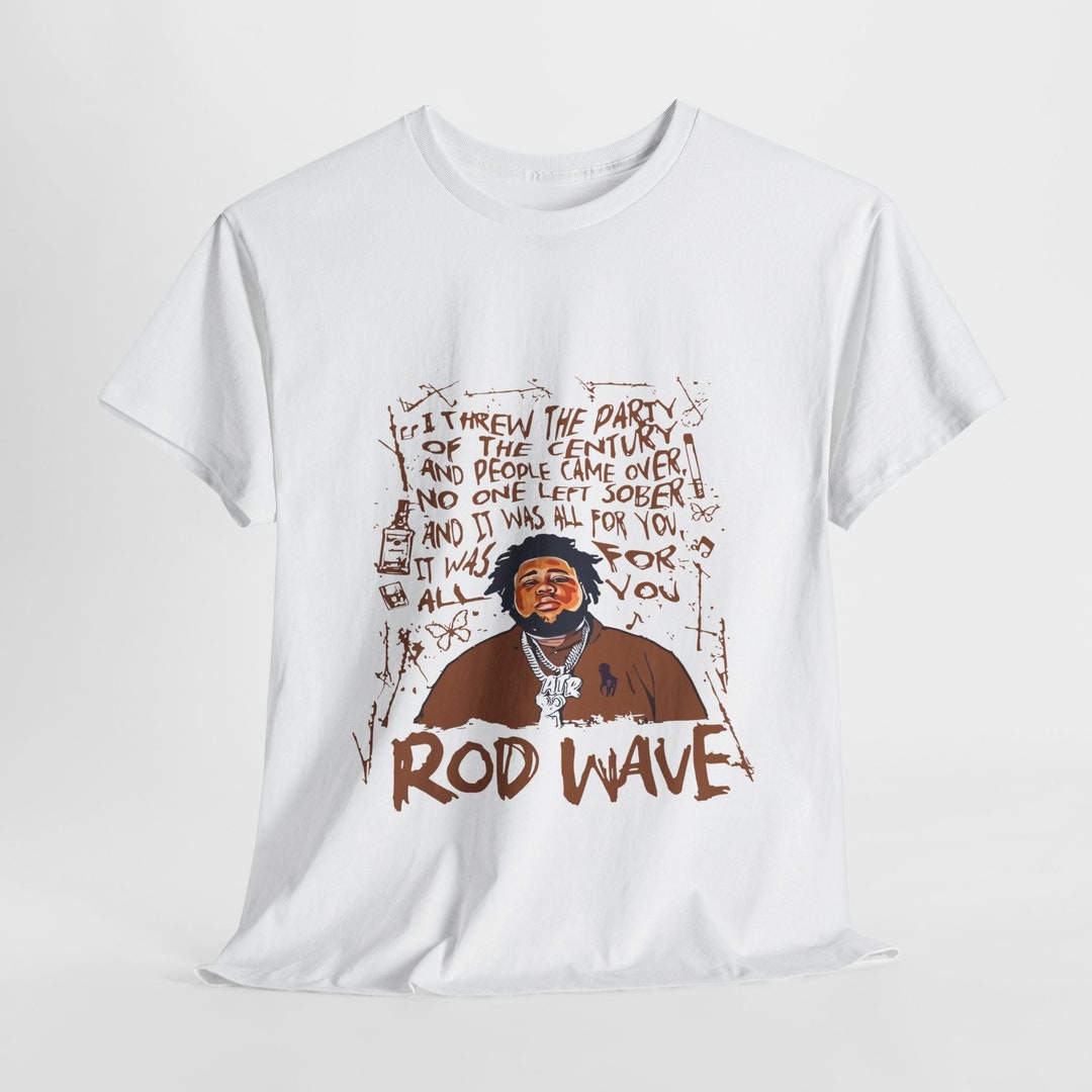 Rod Wave Custom Graphic Tee - Etsy