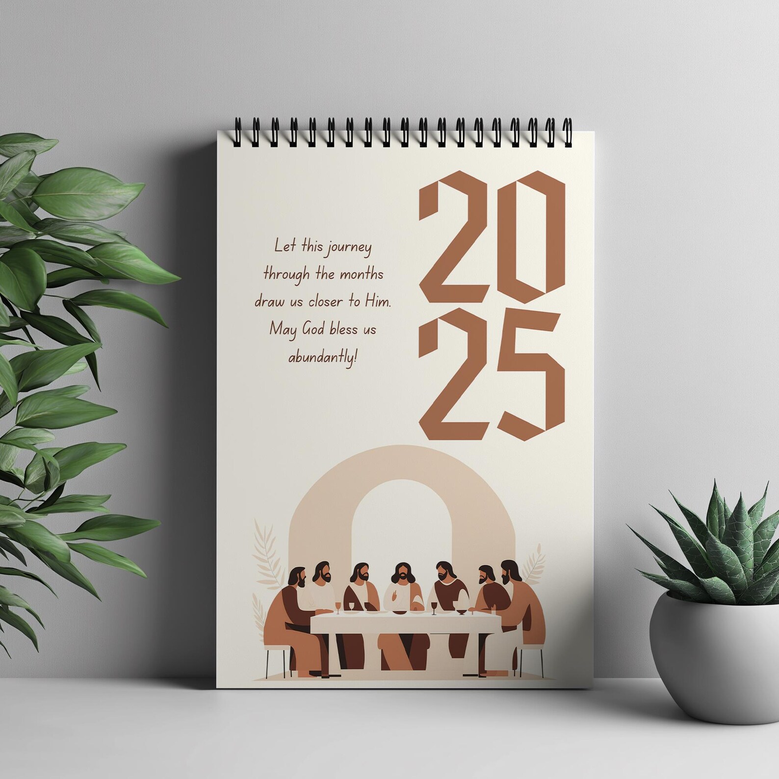 2025 Christian Calendar Printable, Christian Monthly Calendar ...