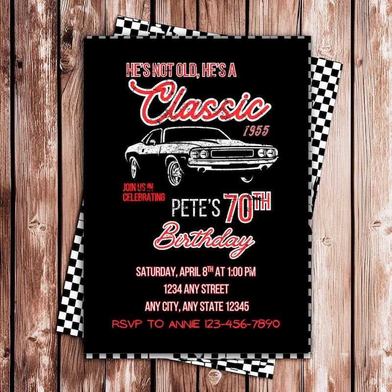 80th Birthday Car Theme - Etsy
