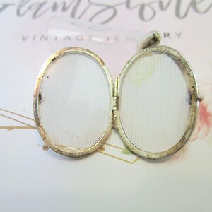 Antique Italian Sterling Silver Locket With Places for Photos- Timeless ...