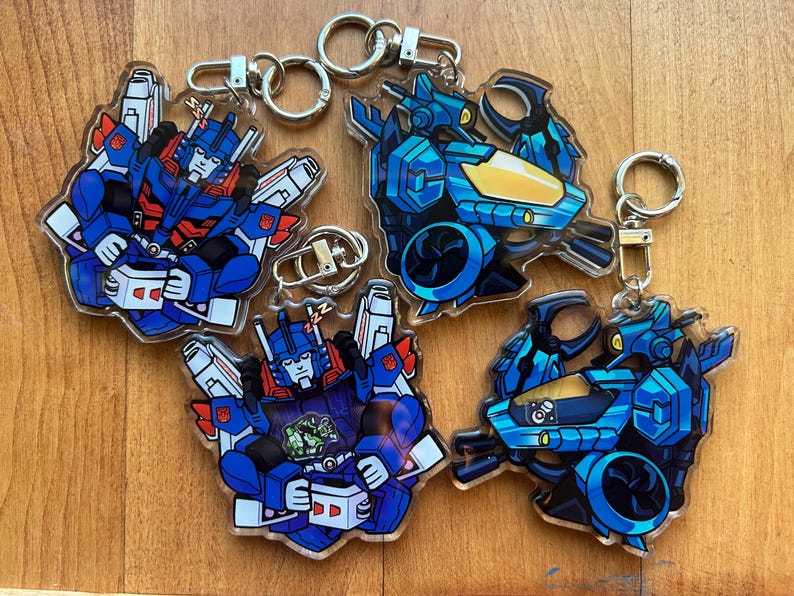 MTMTE Ultra Magnus Whirl Acrylic Epoxy Shaker Keychain - Etsy