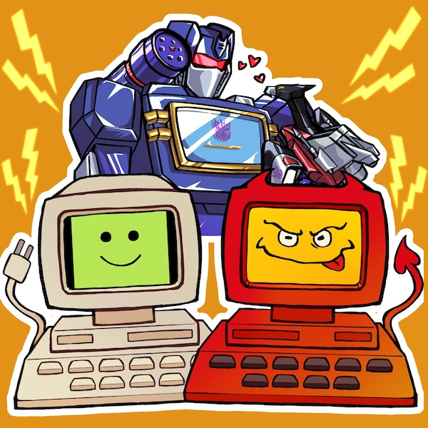 Transformers Sticker - Etsy