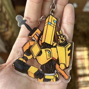 ULTRAKILL Swordsmachine & Leviathan Acrylic Keychain - Etsy