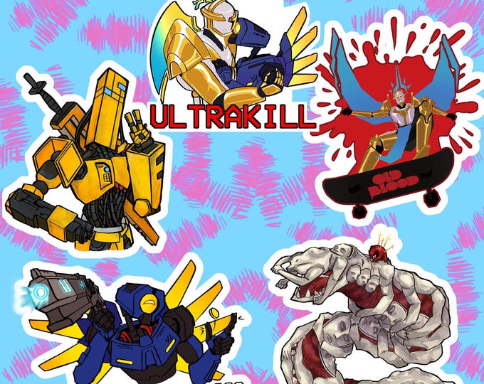 Ultrakill Acrylic Pins - Etsy UK
