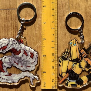 ULTRAKILL Swordsmachine & Leviathan Acrylic Keychain - Etsy