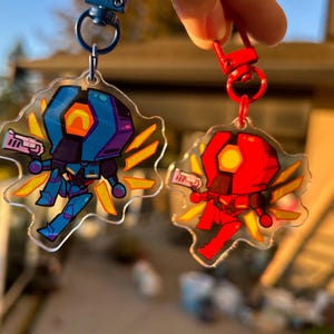 ULTRAKILL V1 + V2 Mini Keychain Charms - Etsy