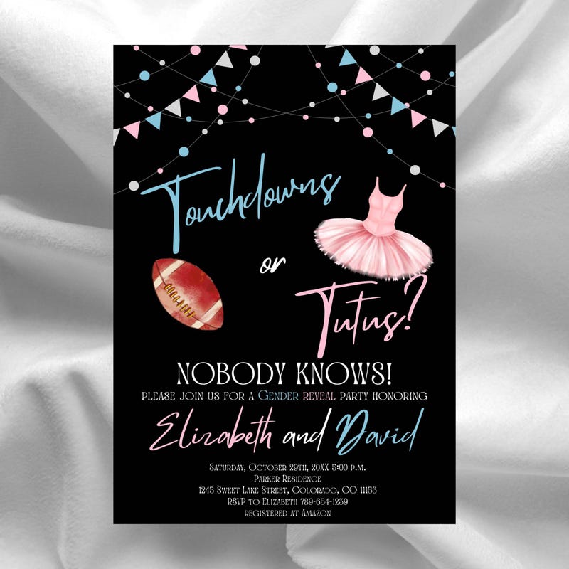 Tutu Invitations - Etsy