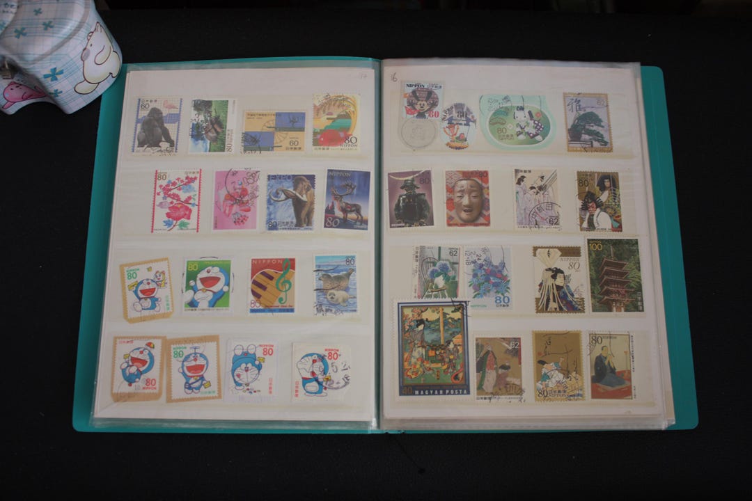 Antique Stamps - Used Stamps, Postal Folder and Postcards From Japan ...