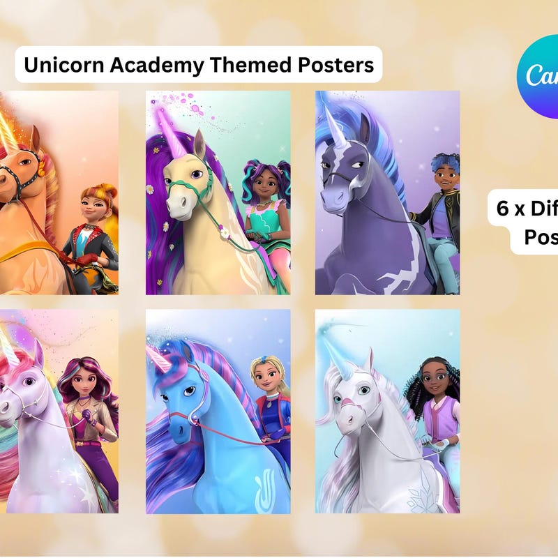 Unicorn Poster - Etsy