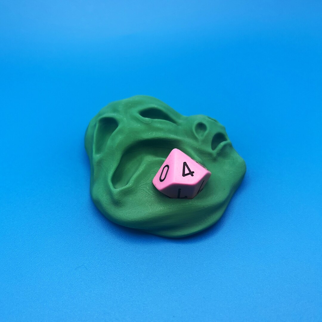 Stylized Toxic Sludge D10 Counter Token - Etsy