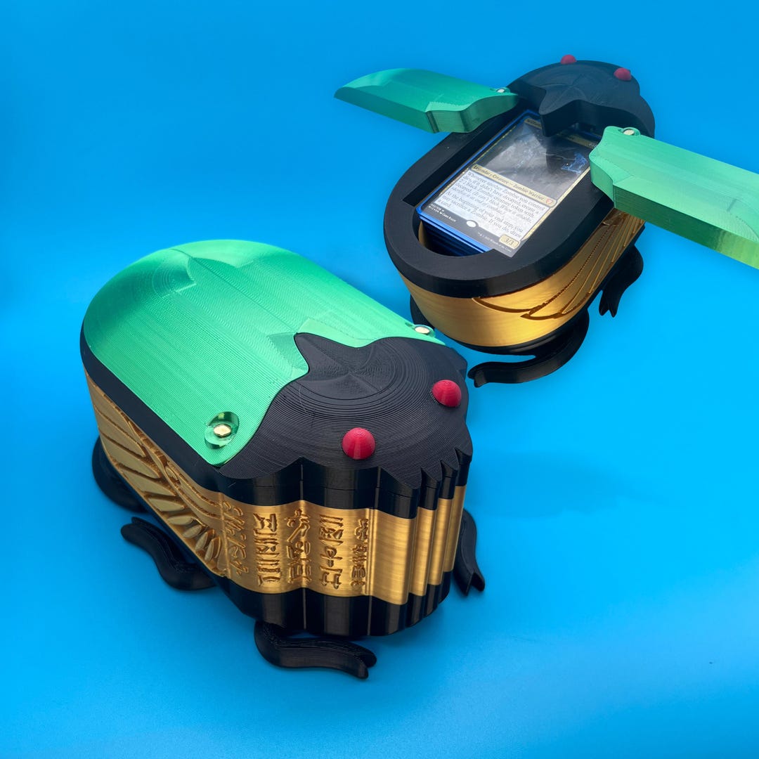 Scarab MTG Commander Deck Box - Etsy