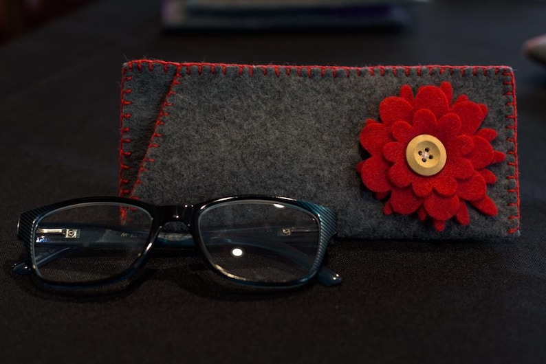 Handmade Felt Eyeglass Case - Etsy